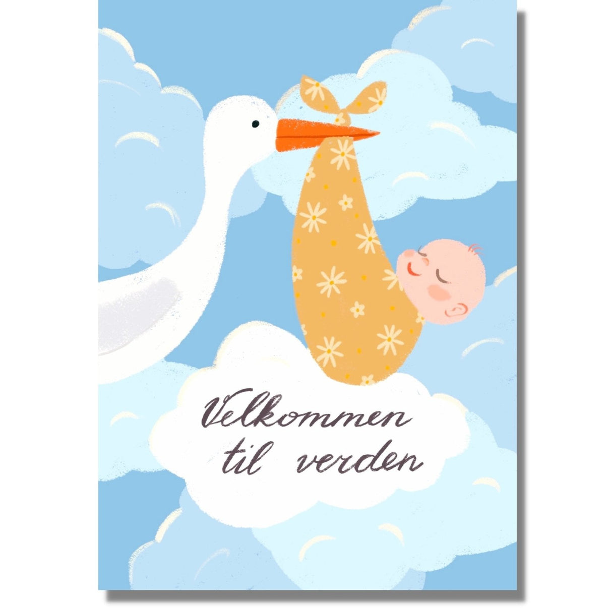 Kort: Velkommen til verden - Blå – Kosibox